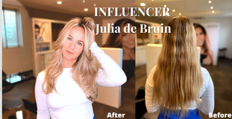 Influencer en vlogger Julia de Bruin make-over - By Yoel Professionals